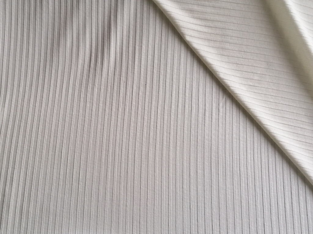 gebroken witte gebreide ribbel /10cm - ViV-CreatiV